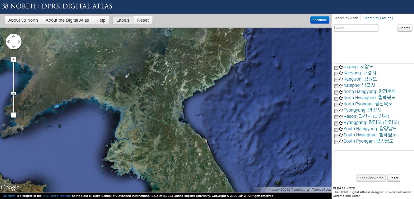 DPRK Digital Atlas (2012) « North Korean Economy Watch