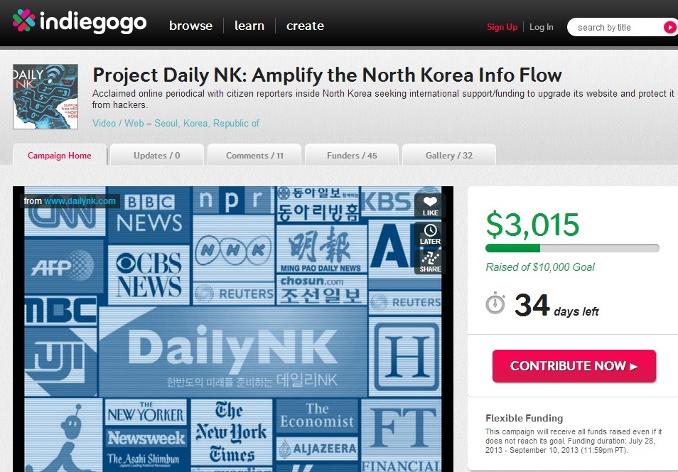 Daily NK fund raising campaign « North Korean Economy Watch